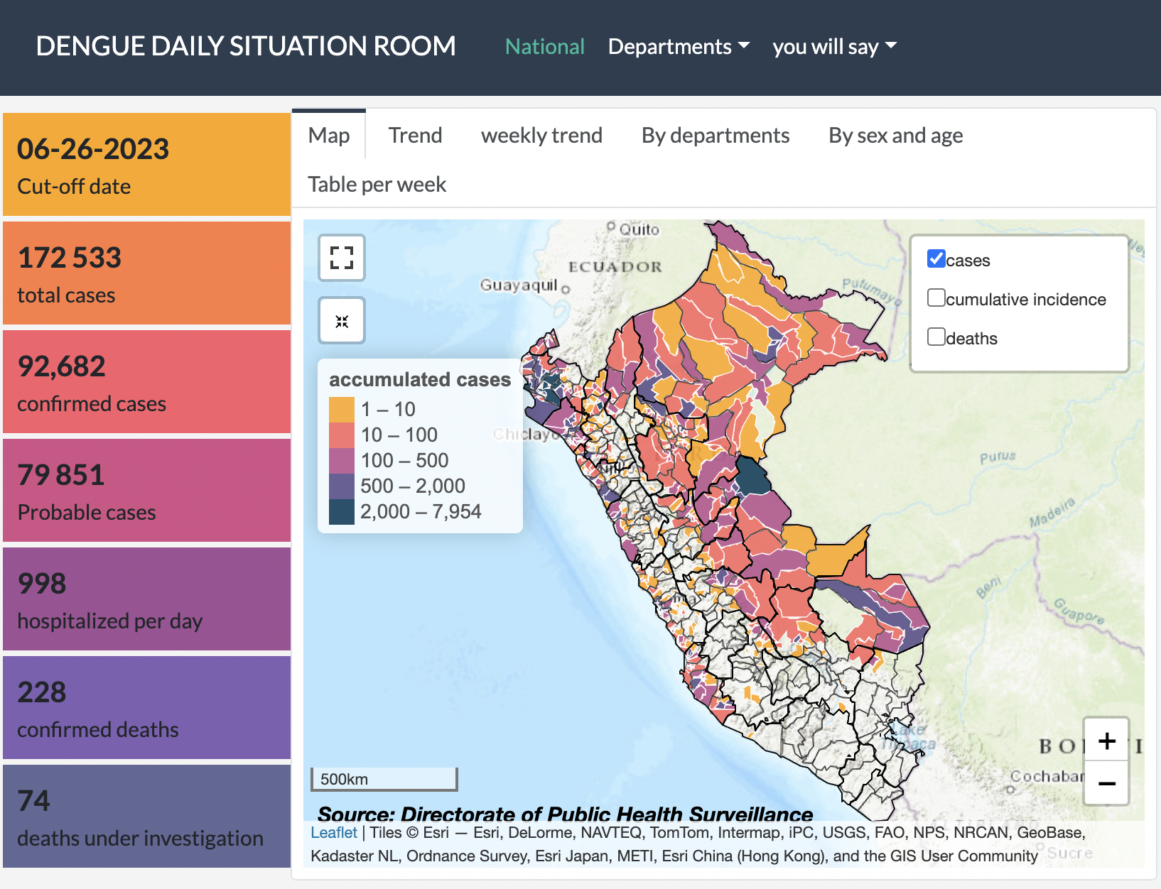Floods And Heat Cause Peru’s Worst-Ever Dengue Outbreak - Health Policy ...