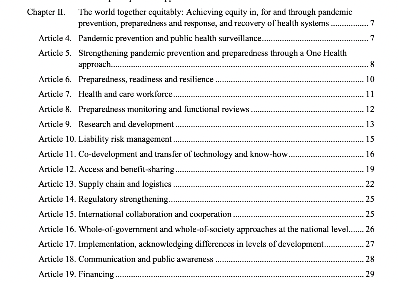 Pandemic Accord Negotiations Inch Towards First Draft With Co-Chair ...