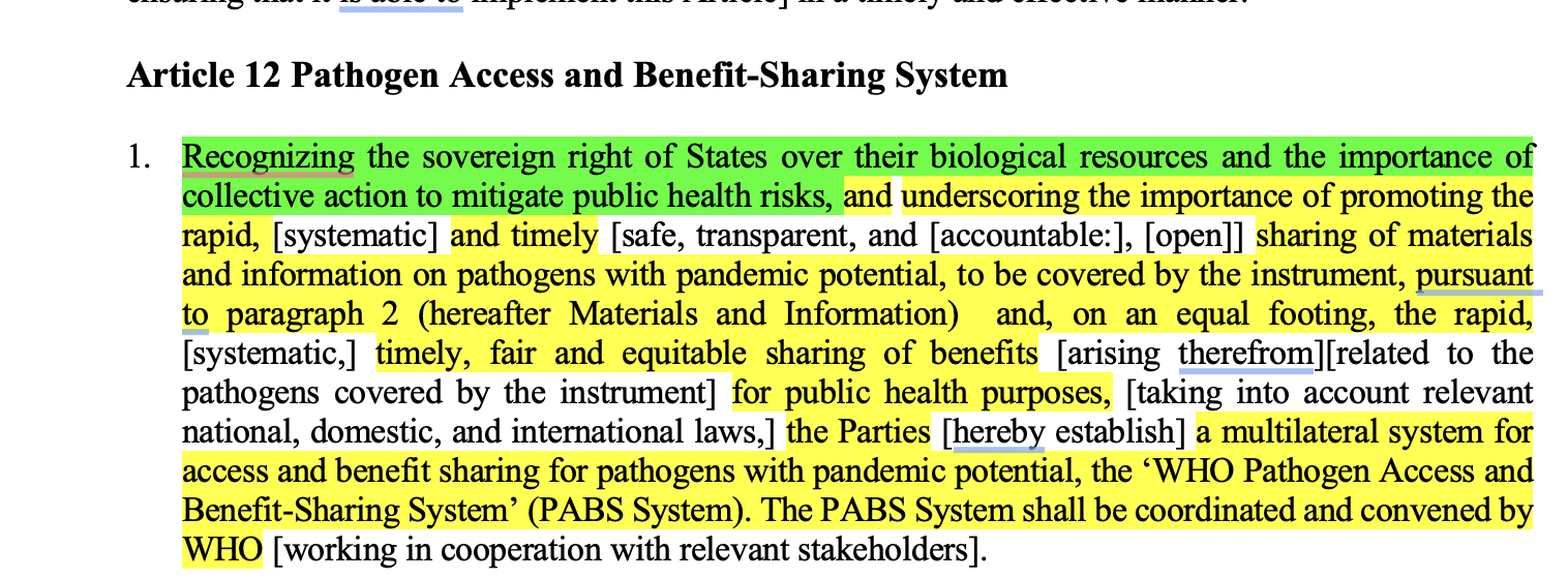 Latest Pandemic Agreement Draft Shows Progress - And A Long Way To Go ...